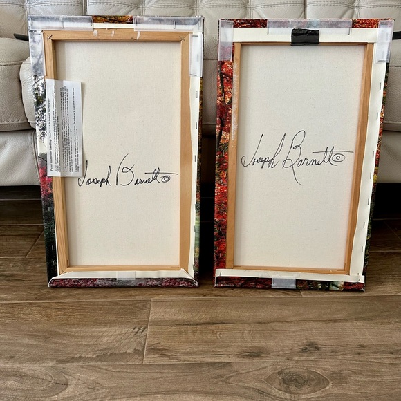 Art | Original Art Fall Leaves Signed By Joseph Barnett Photograph On ...